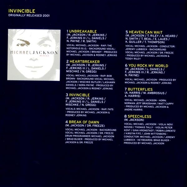 Michael Jackson The Collection cd5; invincible : Booklet 1 | CD Covers ...